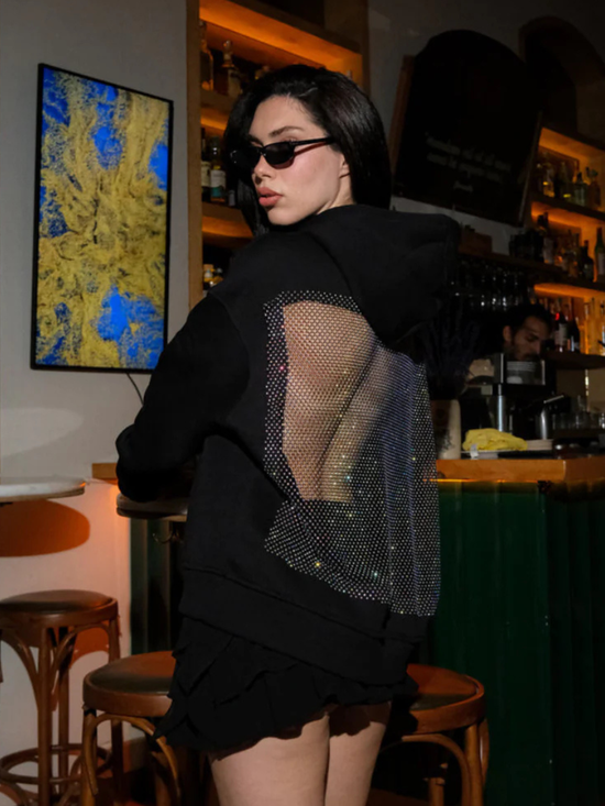 Eclipse Mesh Back Hoodie – Amalfi Fabrics